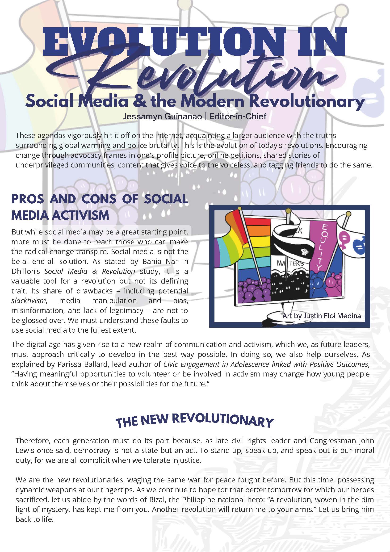 Evolution in Revolution: Social Media & the Modern Revolutionary - The ...