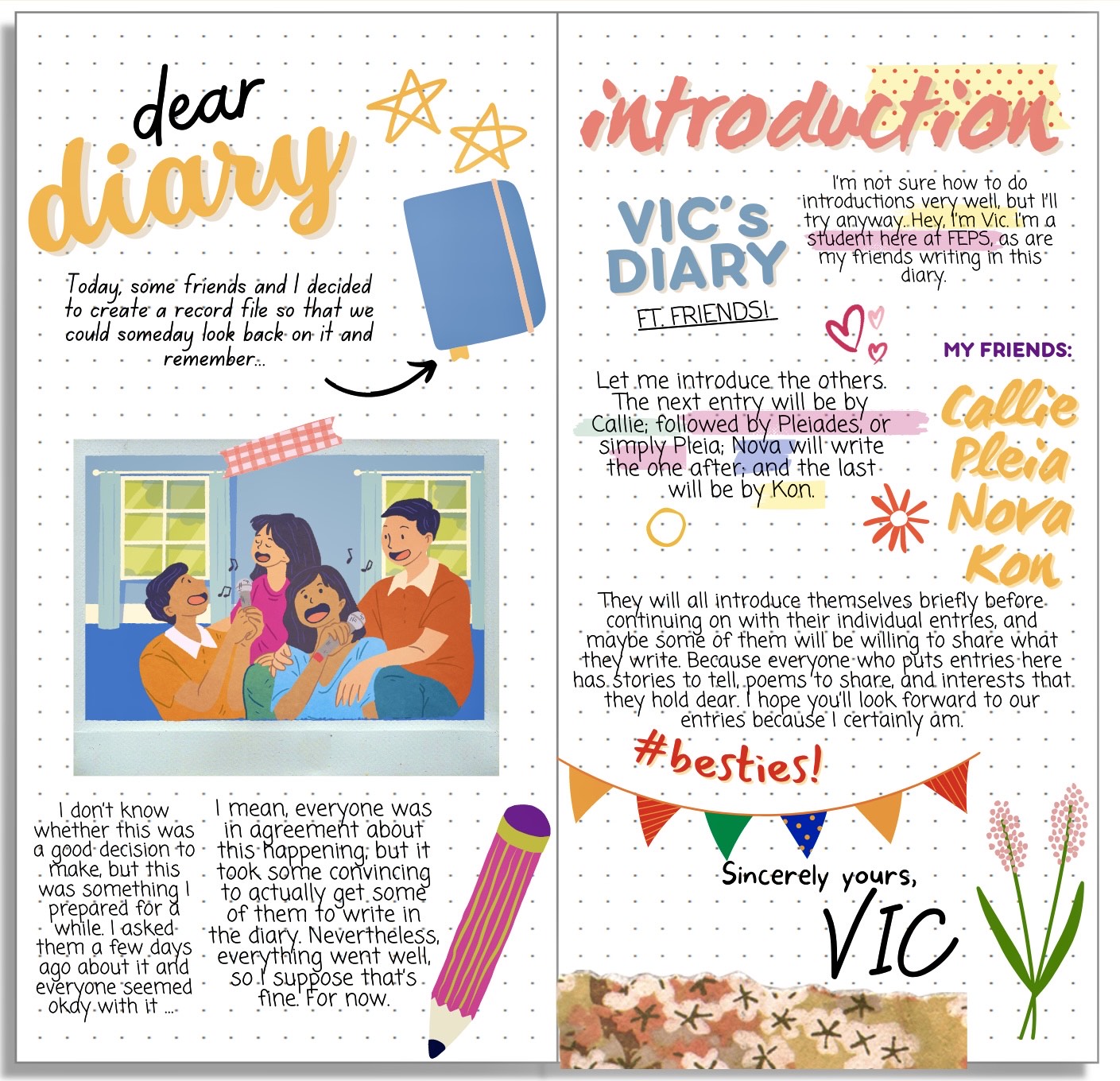 Dear Diary : Vic's Entry - The Fepsian Torch